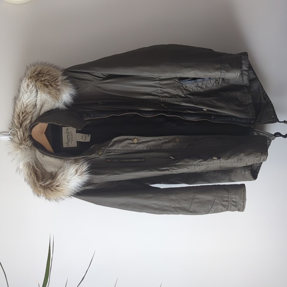 American Rag | Jackets & Coats | American Rag Wax Field Jacket Sherpa ...
